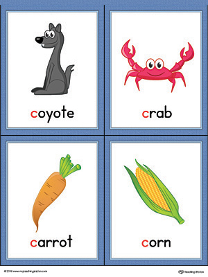Letter C Tracing Printable Worksheet (Color) | MyTeachingStation.com
